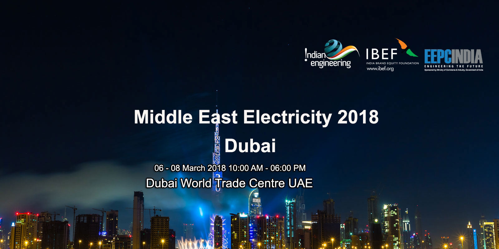 Middle East Electricity 2018 (Mar 6-8) Dubai: Meet Top Indian Companies ...