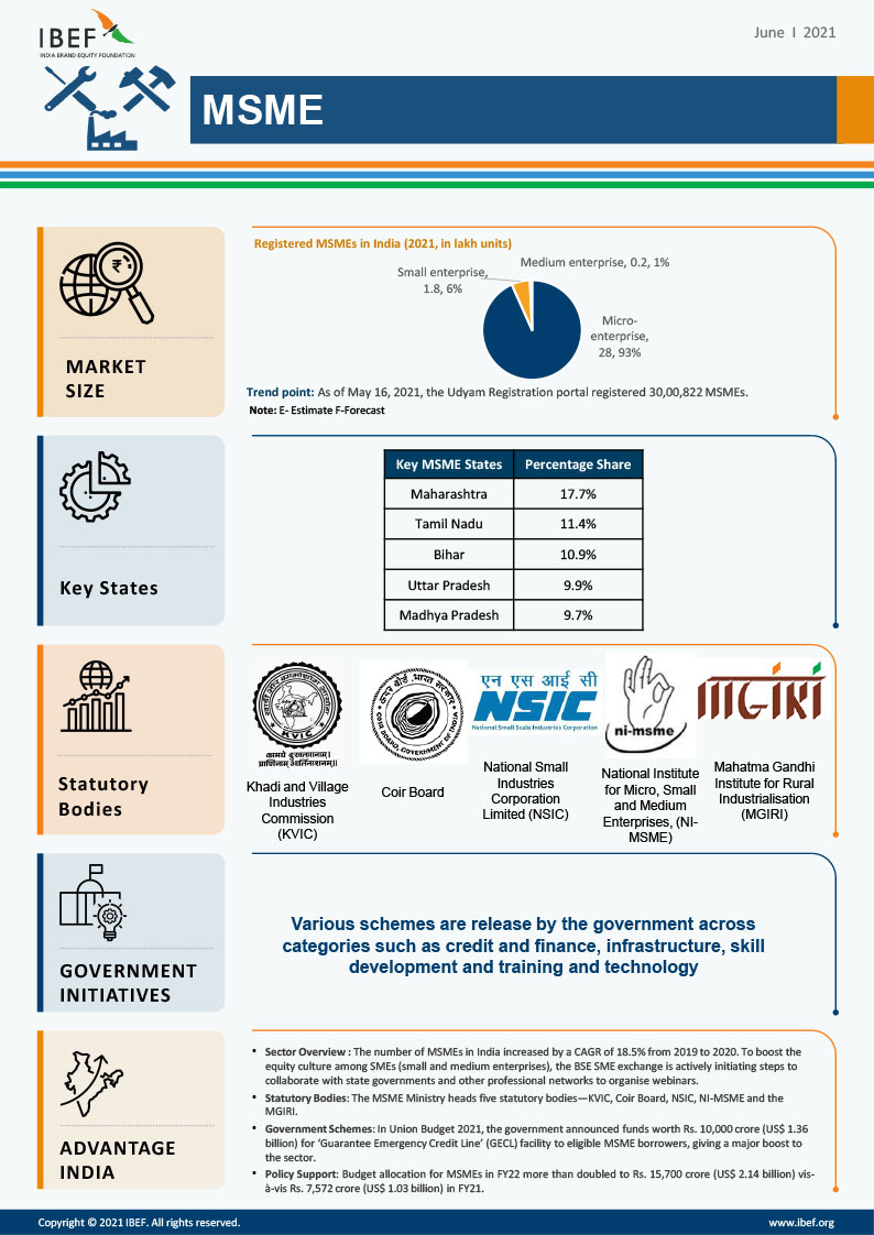 MSME Industry - Infographic