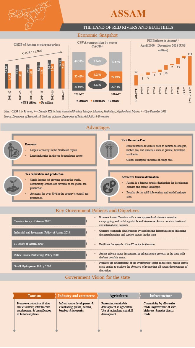 Industrial Development & Economic Growth In Assam Infographics | IBEF